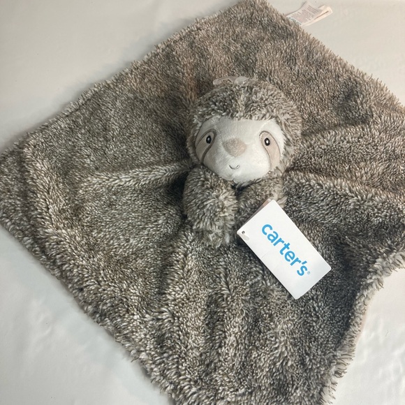 Carter's | Accessories | New Carters Baby Sloth Gray White Plush ...